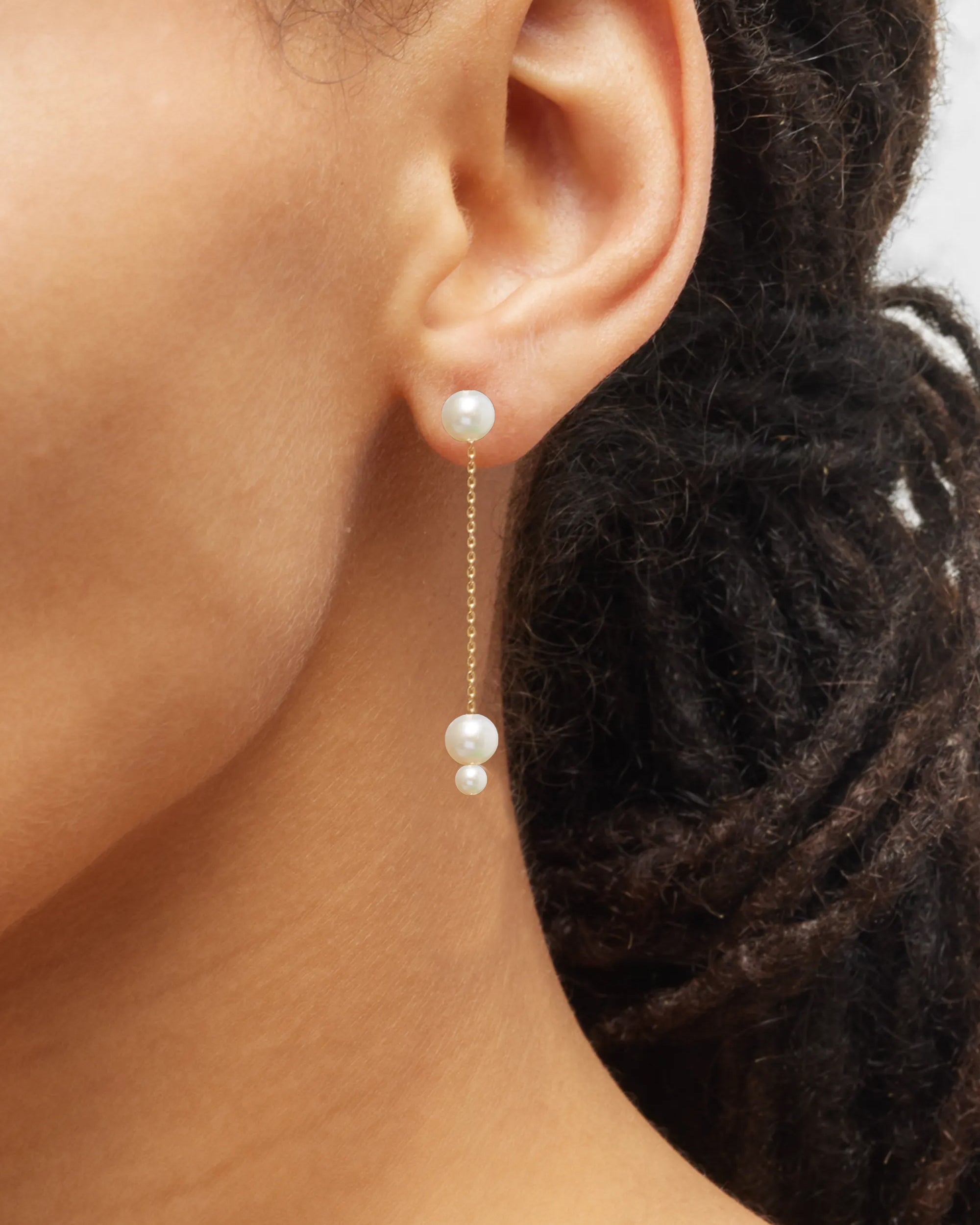 Pearl Duo Drop Earrings – POPPY FINCH