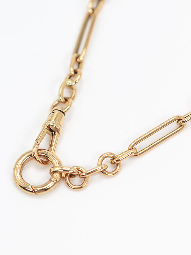 Large Mixed Link Chain with Swivel & Charm Clasp – POPPY FINCH