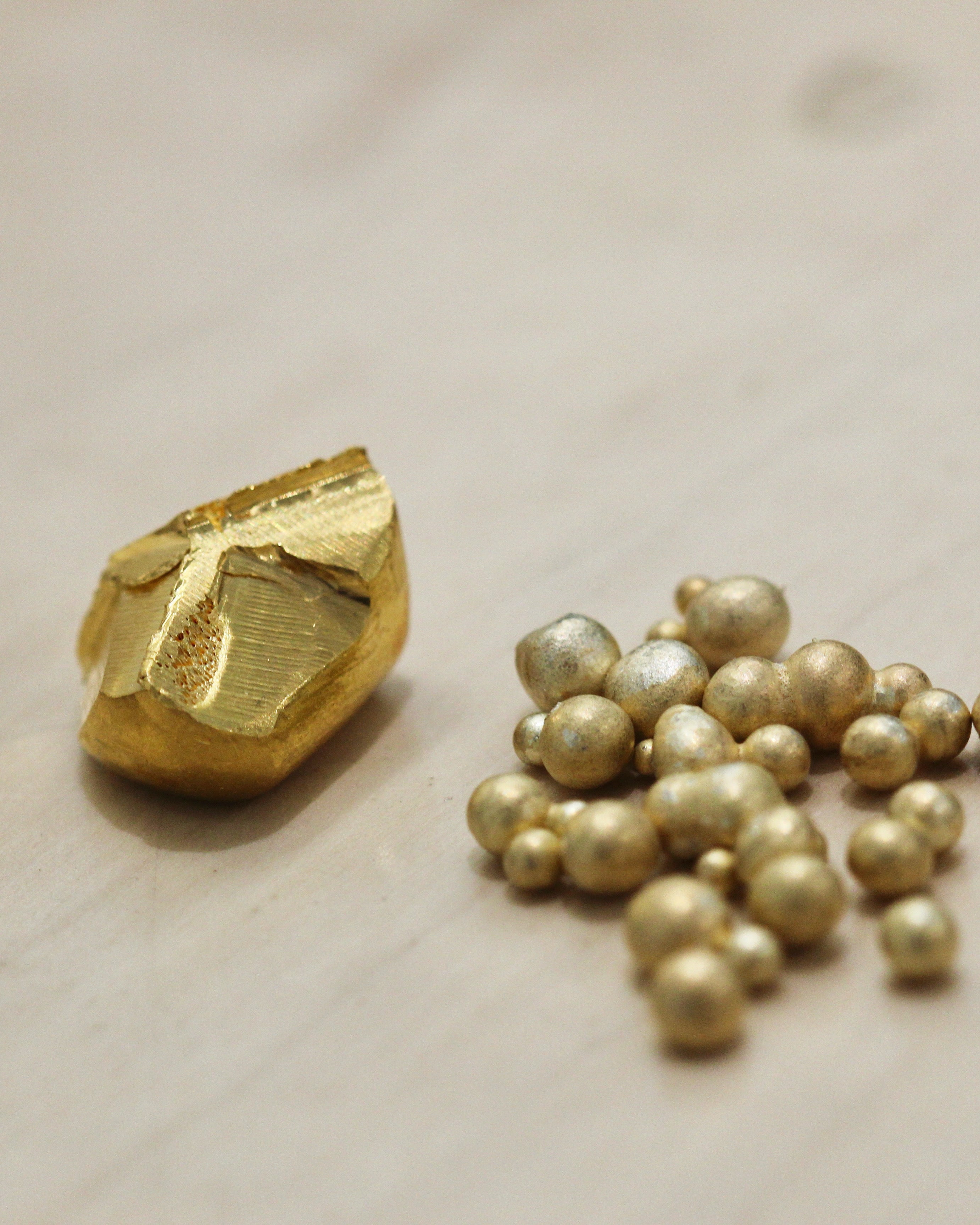 Textured Gold Band – POPPY FINCH