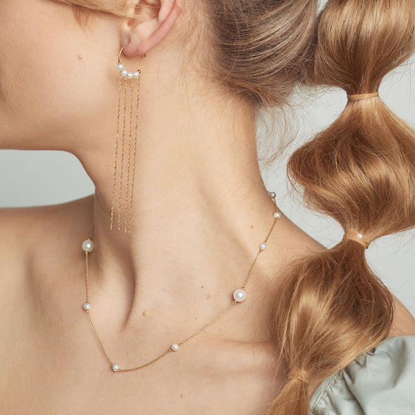 Scattered Pearl Necklace – POPPY FINCH